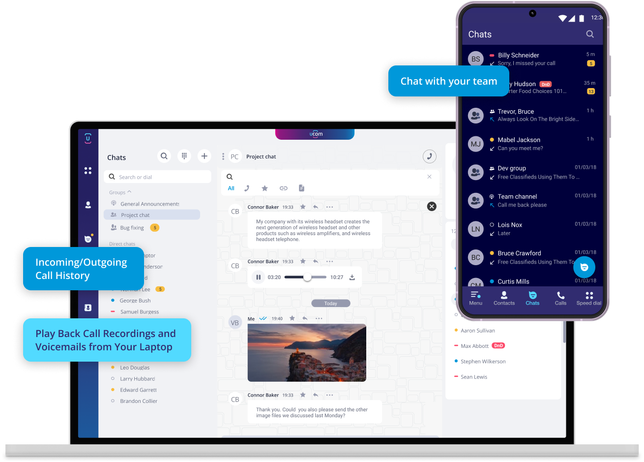 UCOM SoftPhone | Enterprise Grade PBX Features | Cheap Calls